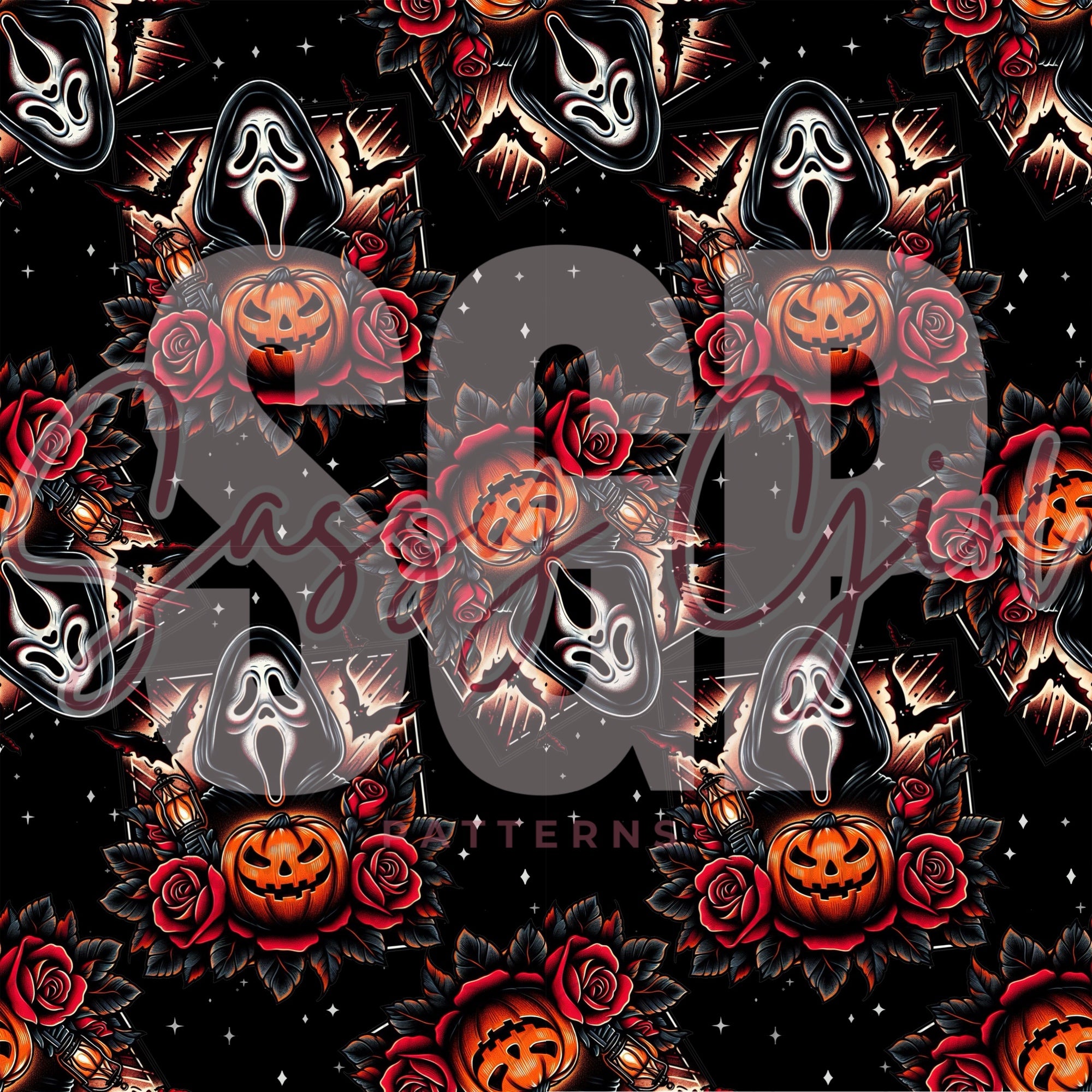 Dark ghost face – Sassy Girl Patterns