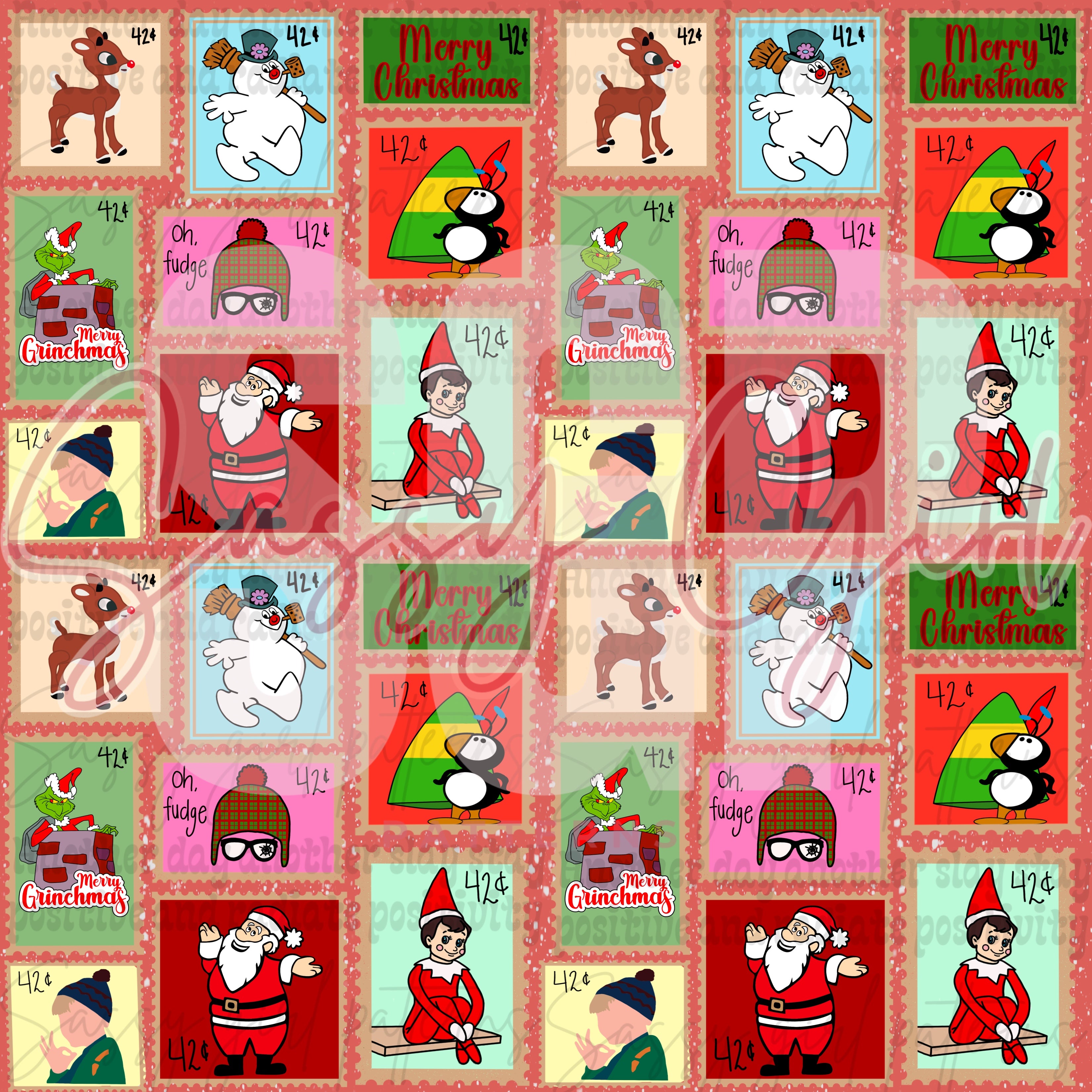 Christmas stamps – Sassy Girl Patterns
