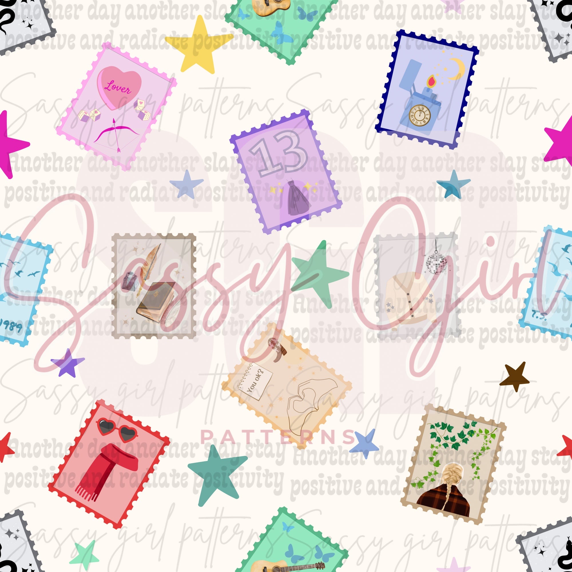 Eras stamps – Sassy Girl Patterns