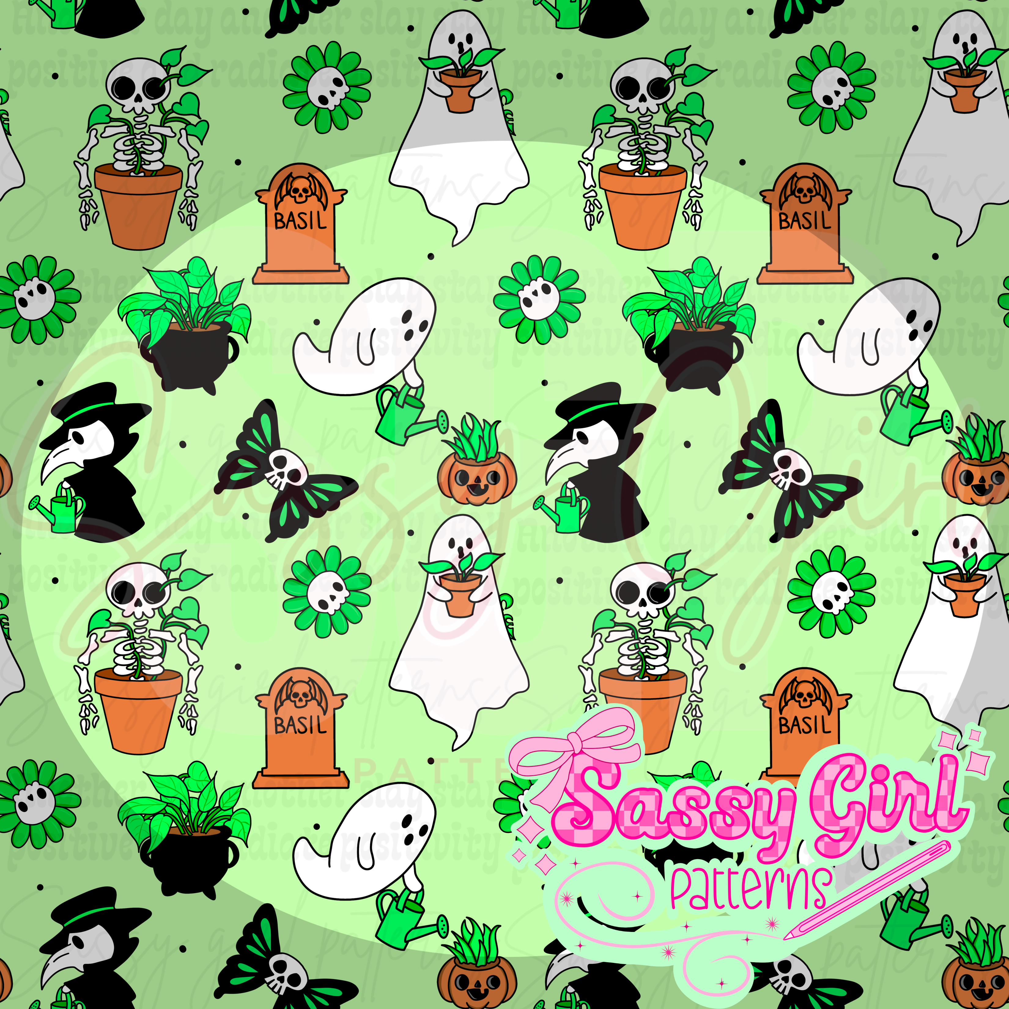 Cutesy plant ghost – Sassy Girl Patterns